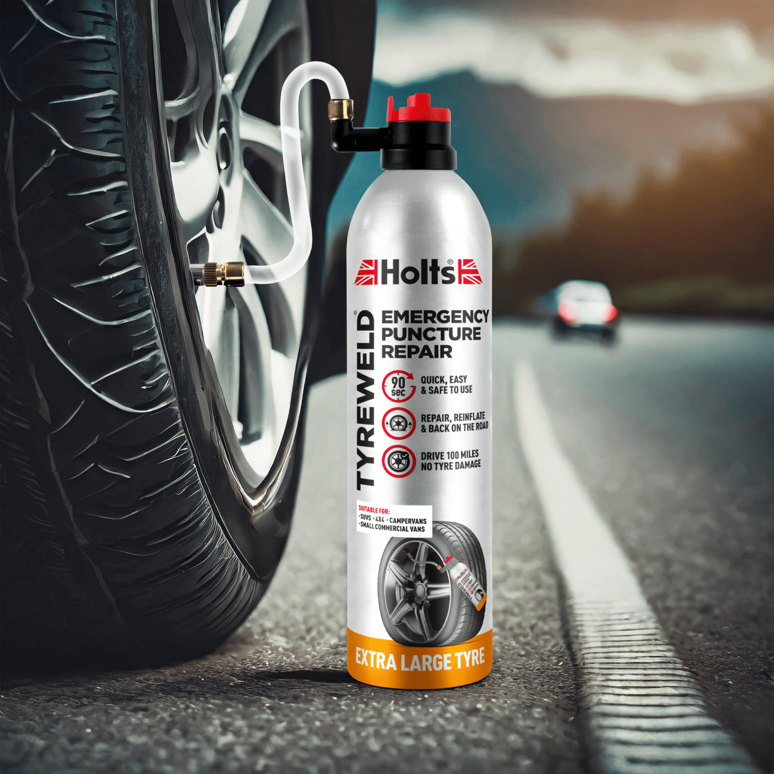 Holts Tyreweld Emergency Tyre Puncture Repair | Puncture Seal