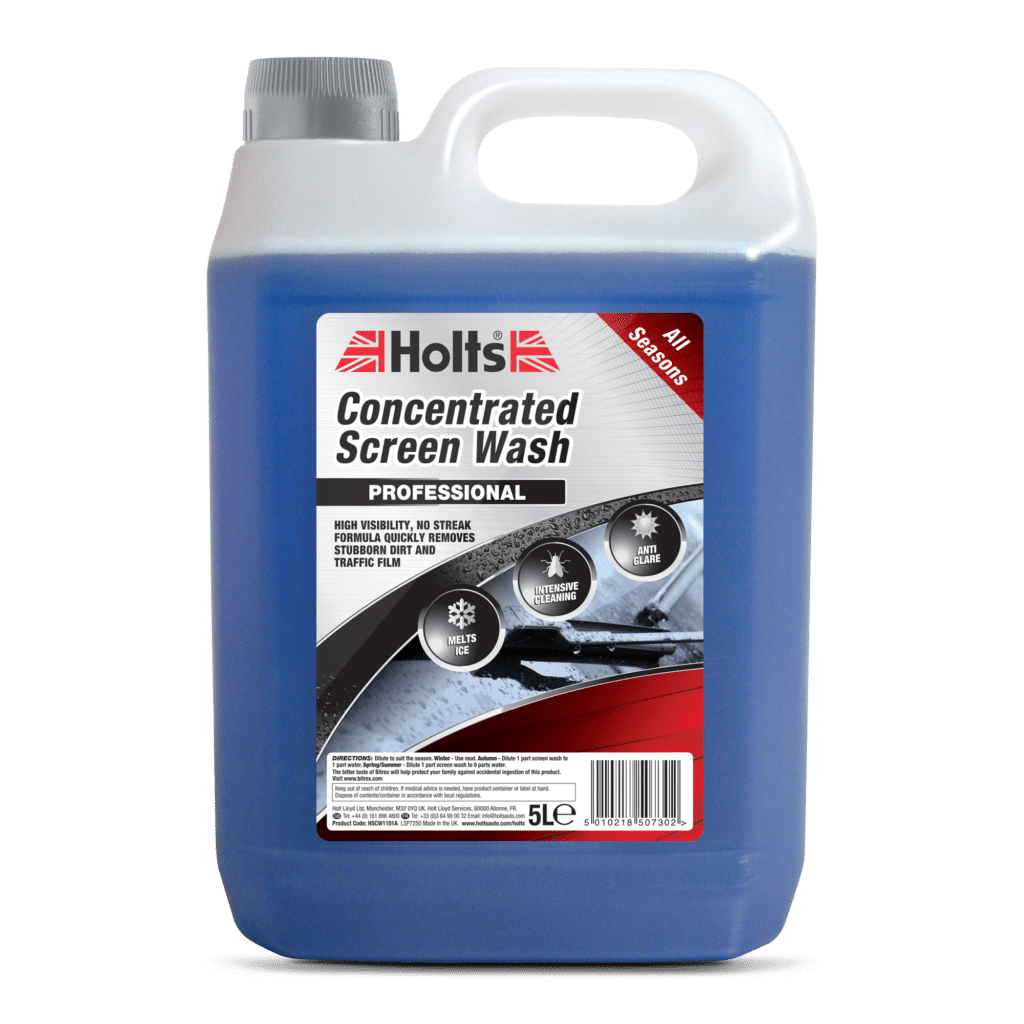 Holts High Strength Concentrated Screen Wash | Streak-free Formula