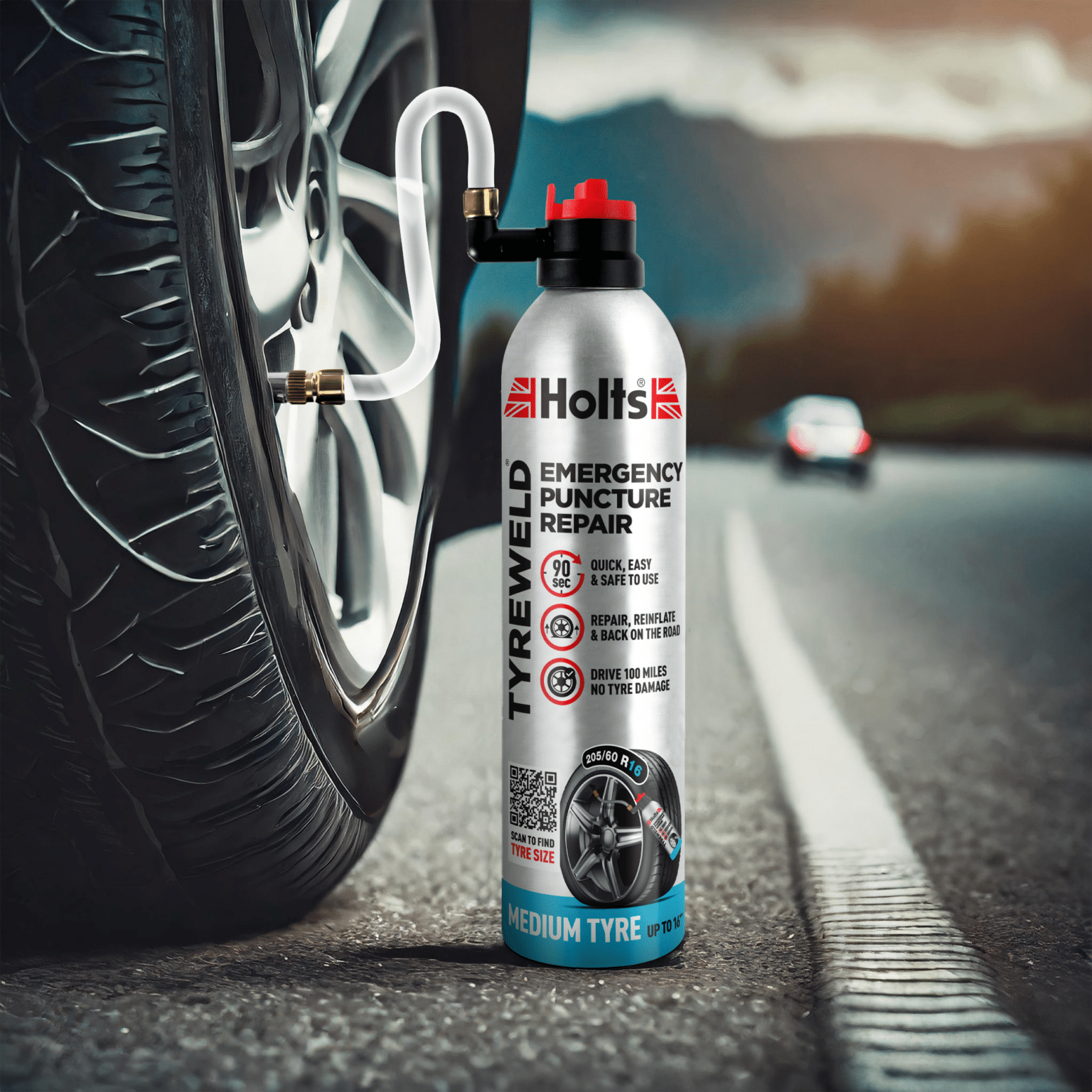 Holts Tyreweld Emergency Tyre Puncture Repair | Puncture Seal